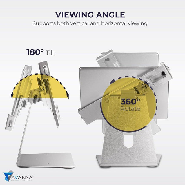 AVANSA Secure Tablet Stand – Anti-Theft Stand for POS